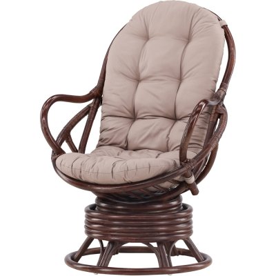 Schommelfauteuil - Donker notenhout - €449.99 - Loungefauteuils ...