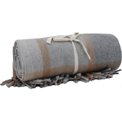 Astor pläd 130 x 170 cm - Grå/brun - 569 kr - Plädar - Trendrum.se