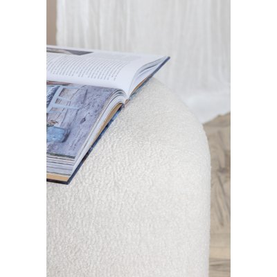 Tee sittpuff - Vit teddy - 990 kr - Sittpuffar - Trendrum.se