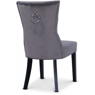 Tuva Kate grå sammet - Hög rygg (rygg-handtag) + Fläckborttagare för ...