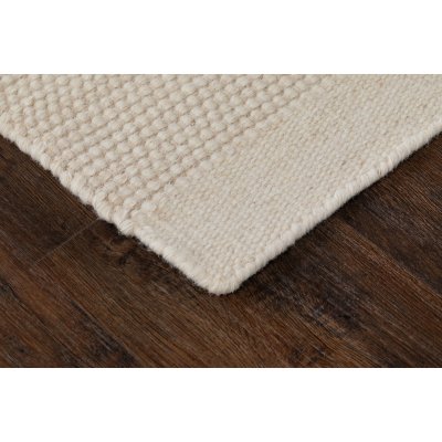 Tofta handvävd ullmatta Vit - 559 kr - Handvävda mattor - Trendrum.se